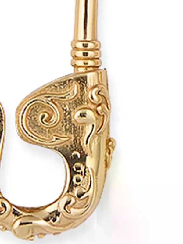 Emanuele Bicocchi Arabesque Pin Earring In Silver - Gold