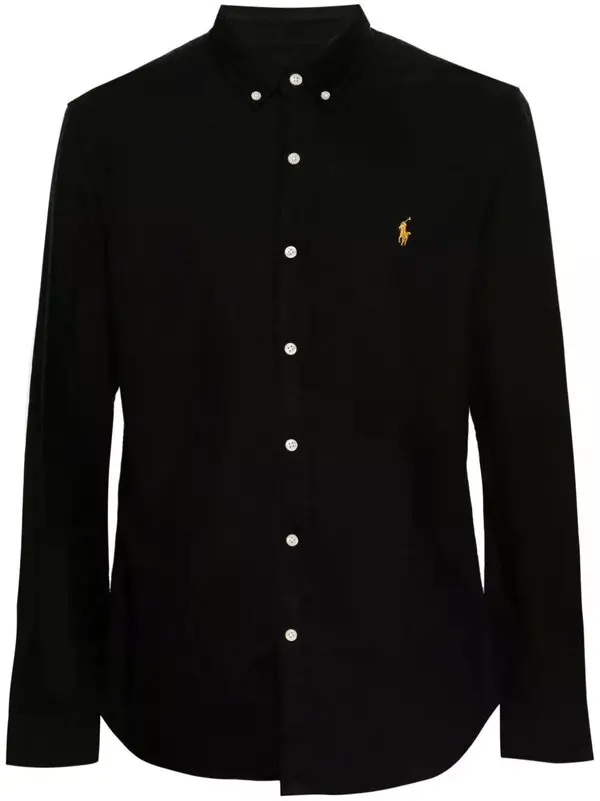 Polo Ralph Lauren Polo Pony Piqué Shirt - Black