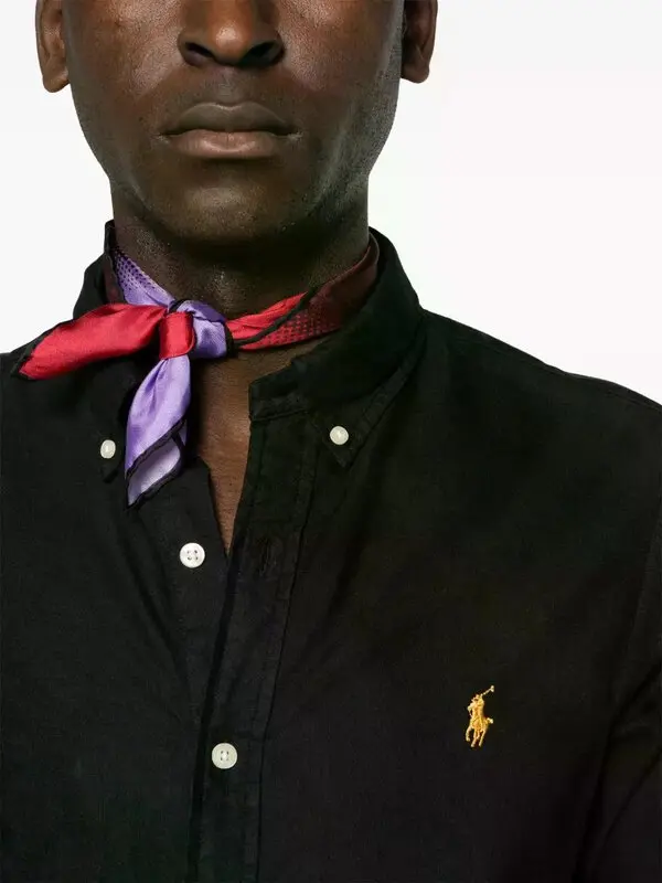 Polo Ralph Lauren Polo Pony Piqué Shirt - Black
