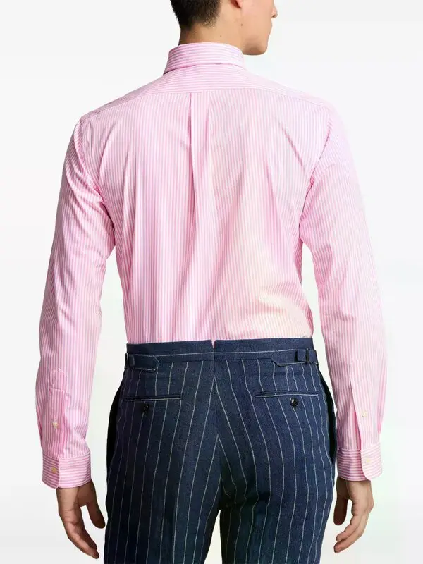 Polo Ralph Lauren Striped Poplin Shirt - Pink