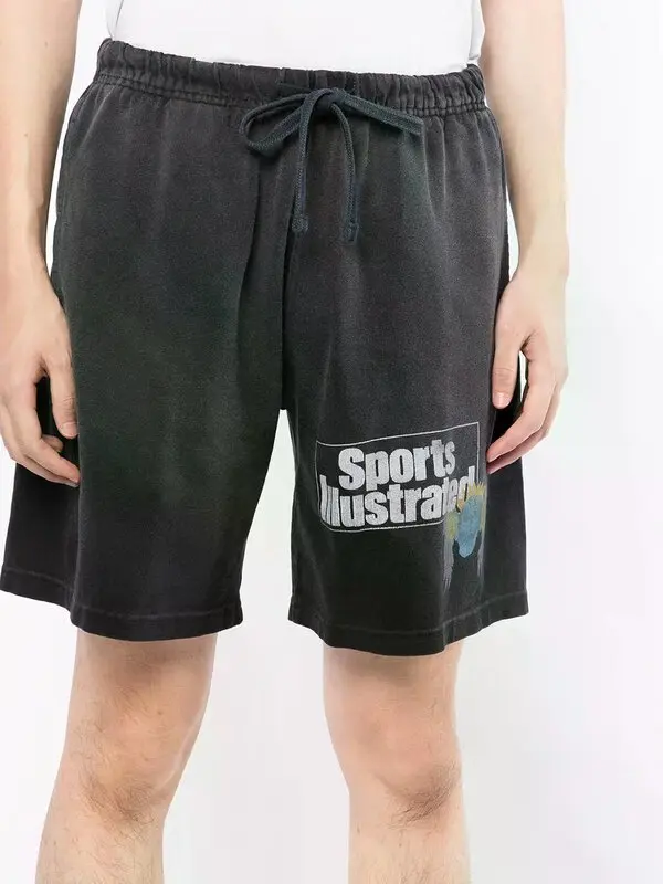 Alchemist Washed Cotton Logo Track Shorts