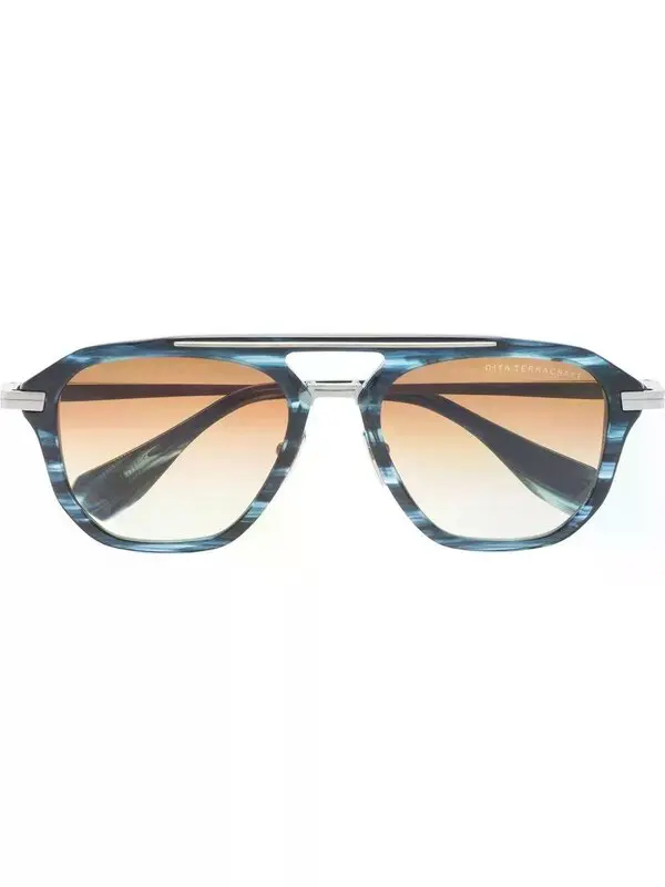 Dita Pilot-frame Sunglasses - Blue