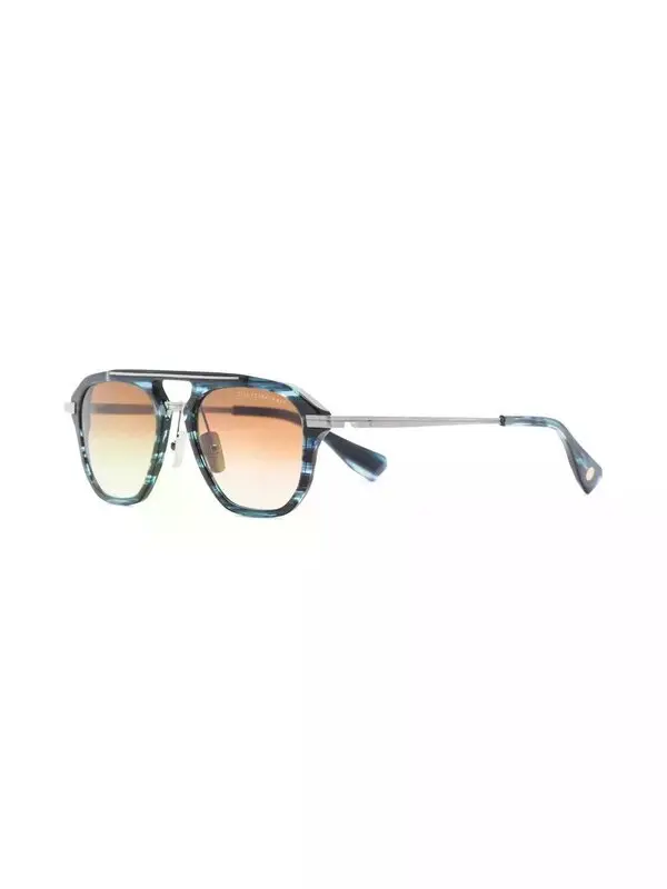 Dita Pilot-frame Sunglasses - Blue
