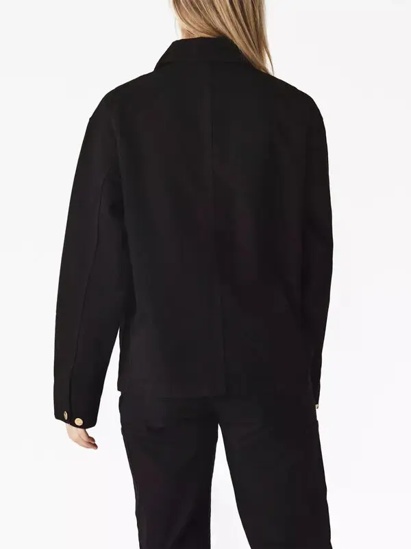 Carhartt Work In Progress Logo-patch Cotton Shirt Jacket