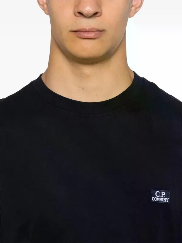 C.P. COMPANY Logo-embroidered T-shirt