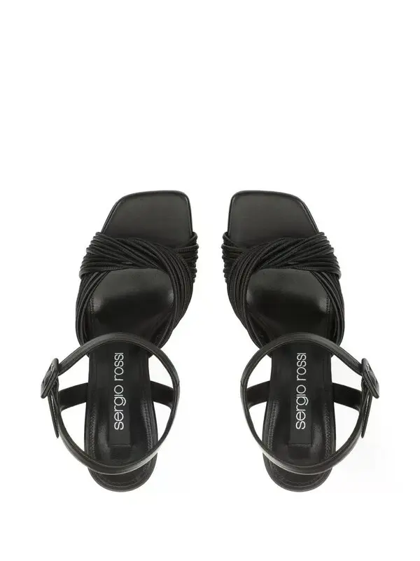 SERGIO ROSSI Akida Twist Detail Sandals
