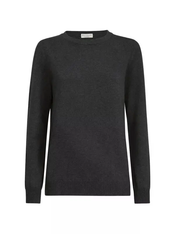Brunello Cucinelli Cashmere Crew Neck Jumper - Grey