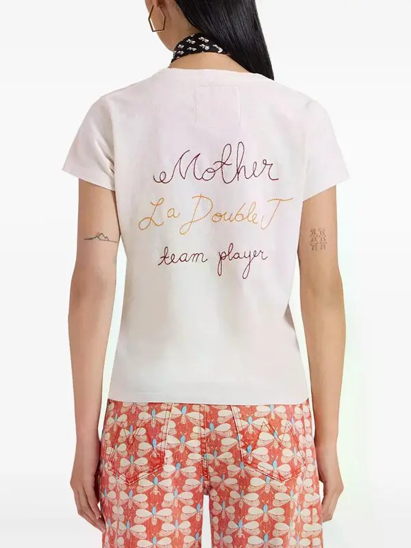 La DoubleJ X Mother Embroidered Graphic T-shirt