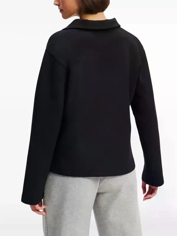 Karl Lagerfeld Logo-print V-neck Sweatshirt
