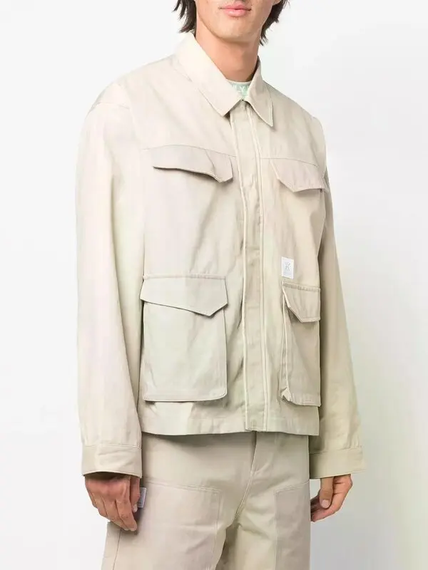 DAILY PAPER Beige Cotton Field Jacket