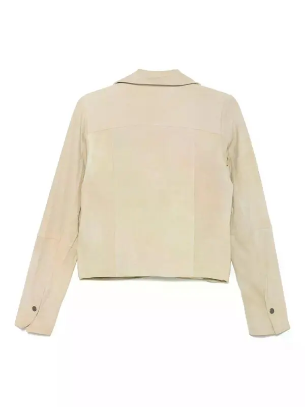 Frenckenberger Suede Jacket - Neutrals