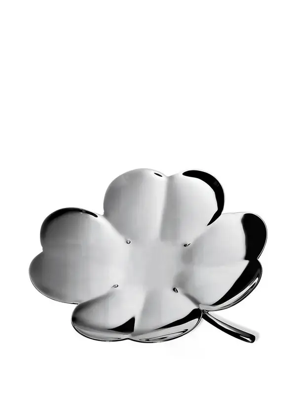 Christofle Trèfle À Quatre Feuilles" Four-leaf Clover Bowl In Plated - Silver