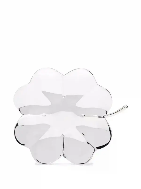 Christofle Trèfle À Quatre Feuilles" Four-leaf Clover Bowl In Plated