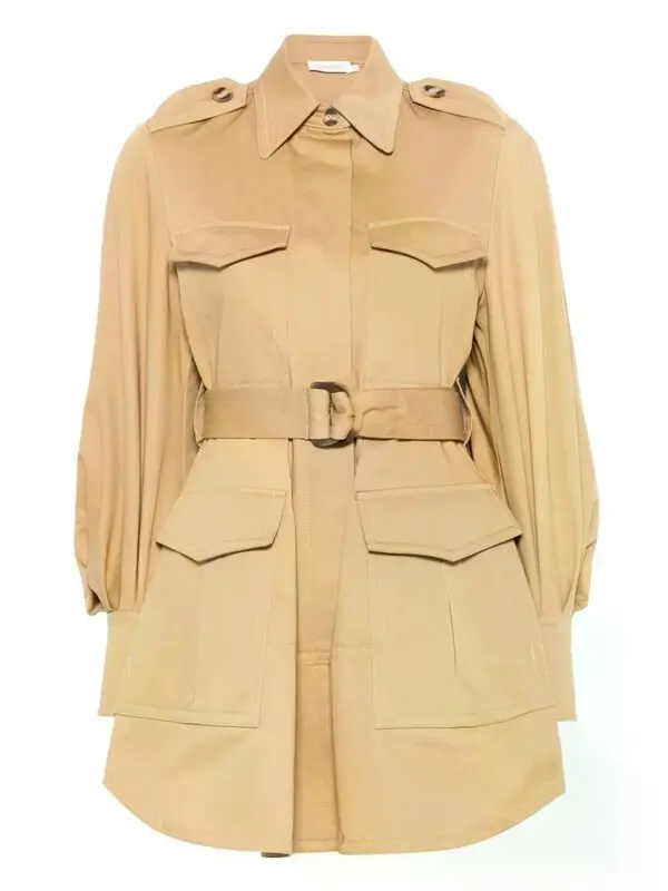 Zimmermann Illuminate Cargo Mini Dress - Neutrals
