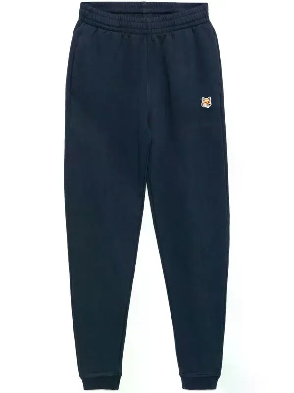 Maison Kitsuné Fox-head Patched Track Pants - Blue