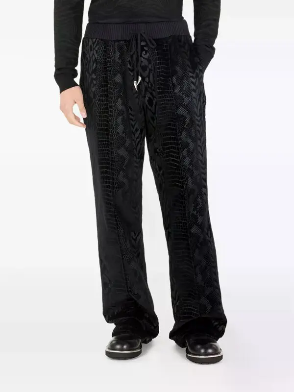 Roberto Cavalli Animal-print Track Pants