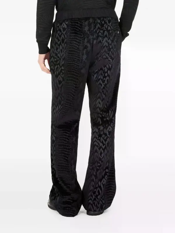 Roberto Cavalli Animal-print Track Pants
