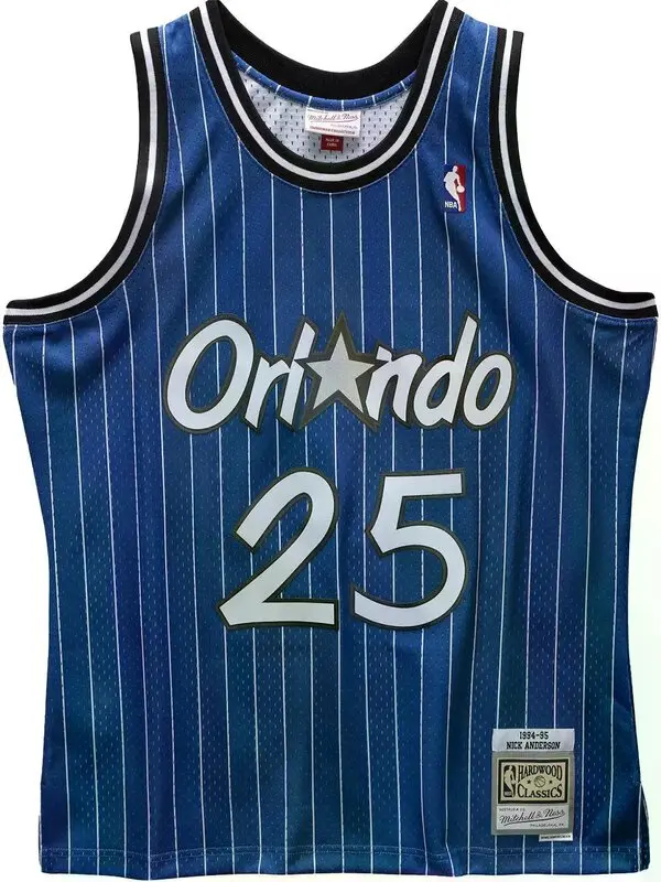 Mitchell & Ness 2003/04 Orlando Magic Nick Anderson Swingman Jersey - Blue