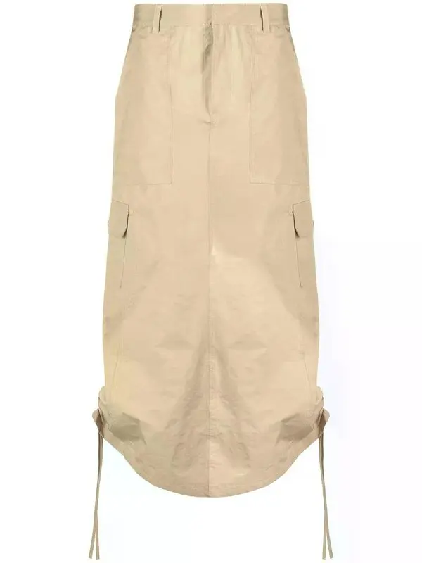 Marc Jacobs Beige Cargo Midi Skirt