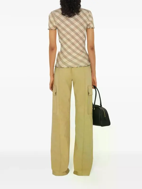 Burberry Check Pattern T-shirt