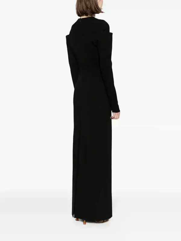 Jacquemus Sabre Cold-shoulder Maxi Dress