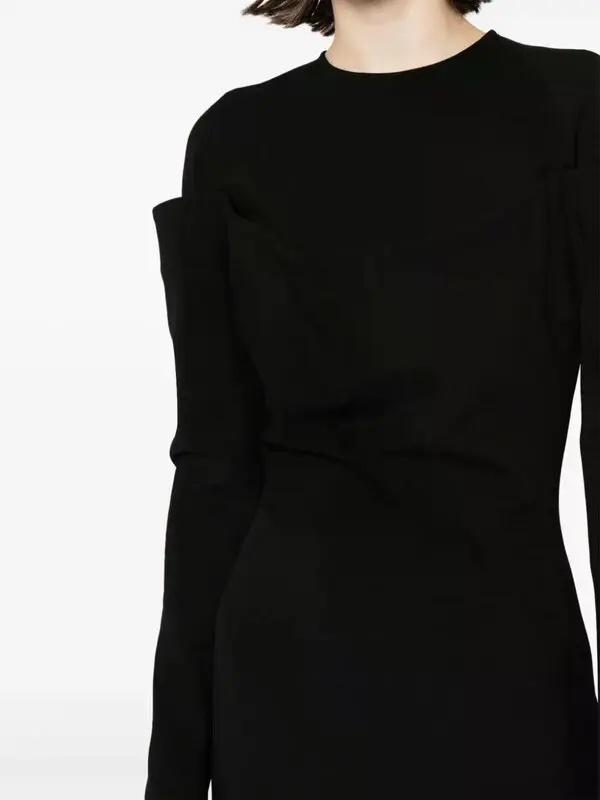 Jacquemus Sabre Cold-shoulder Maxi Dress