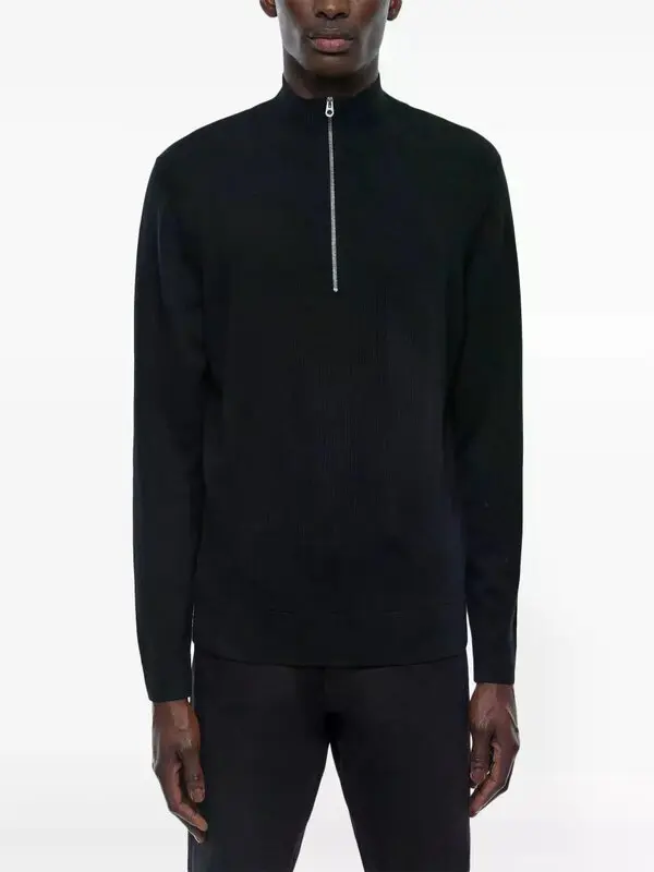 FURSAC Fine-knit Merino Wool Half-zip Jumper