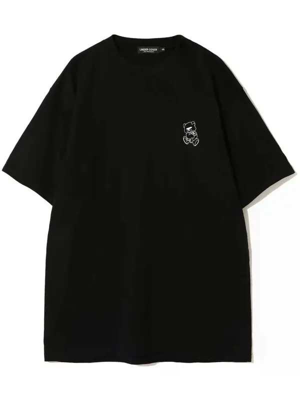 Undercover Teddy Bear Graphic-print Cotton T-shirt - Black
