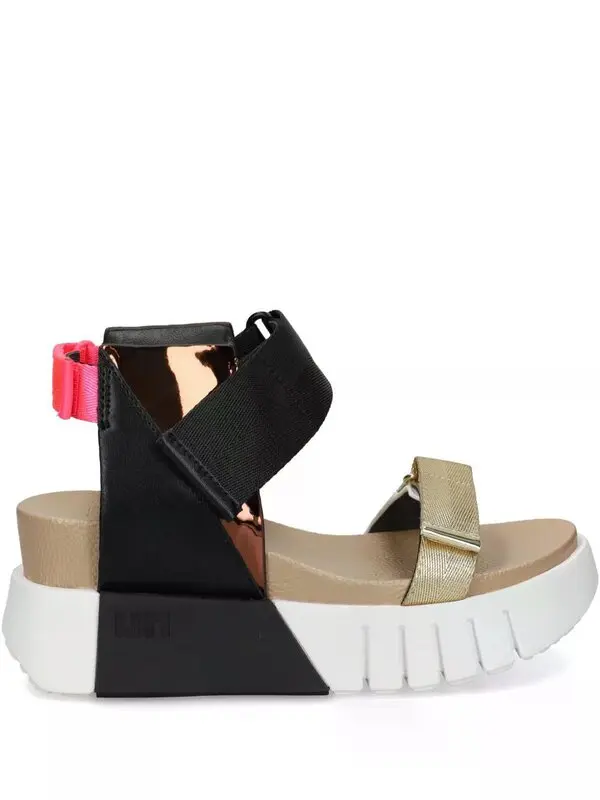 United Nude Delta Run Platform Sandals - Black