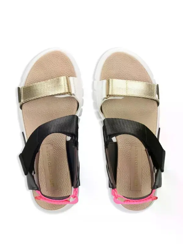United Nude Delta Run Platform Sandals - Black
