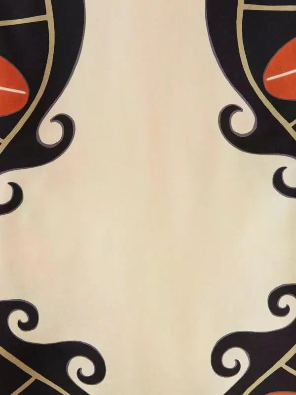 La DoubleJ Graphic Print Kaftan Dress