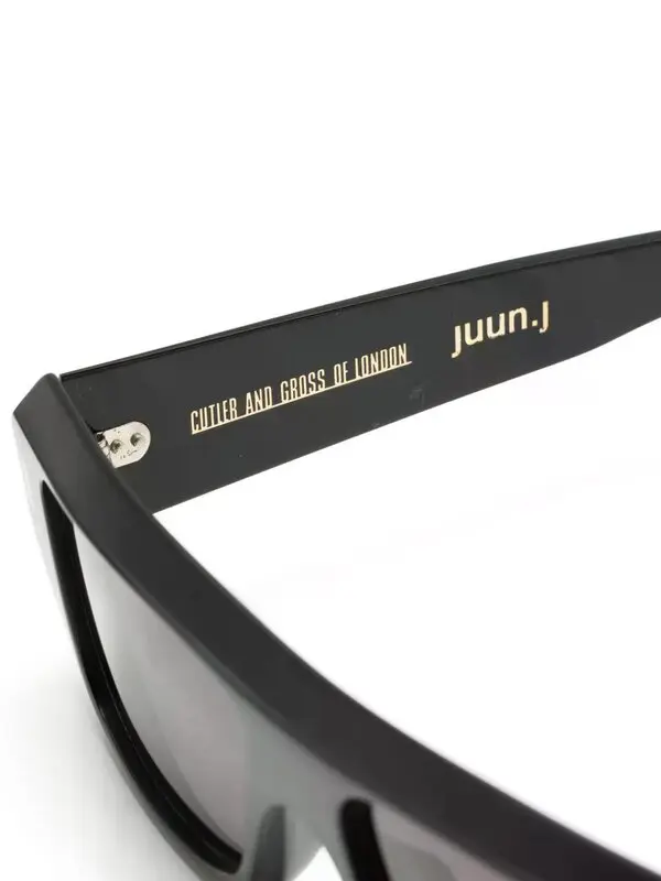 JUUN.J Rectangle Frame Sunglasses With Embossed Logo