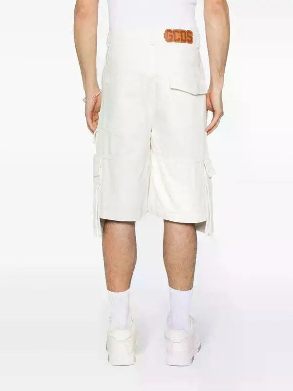 Gcds Ultracargo Bermuda Shorts - White