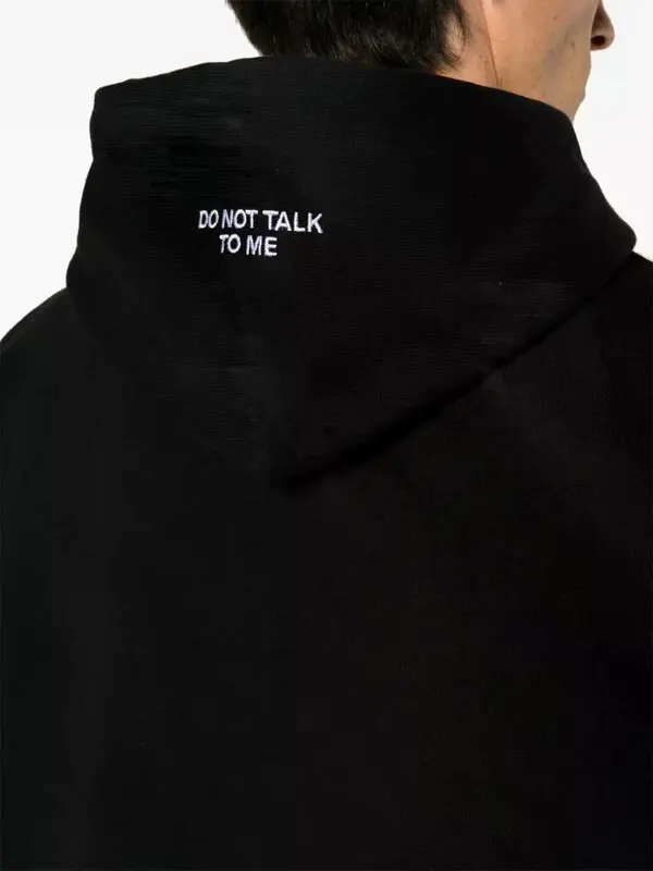 Gcds Do Not Talk To Me" Cotton Hoodie
