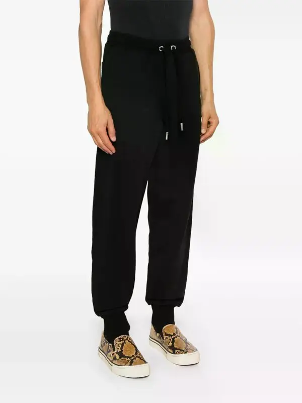 AMI Paris De Coeur Monogram Track Pants - Black