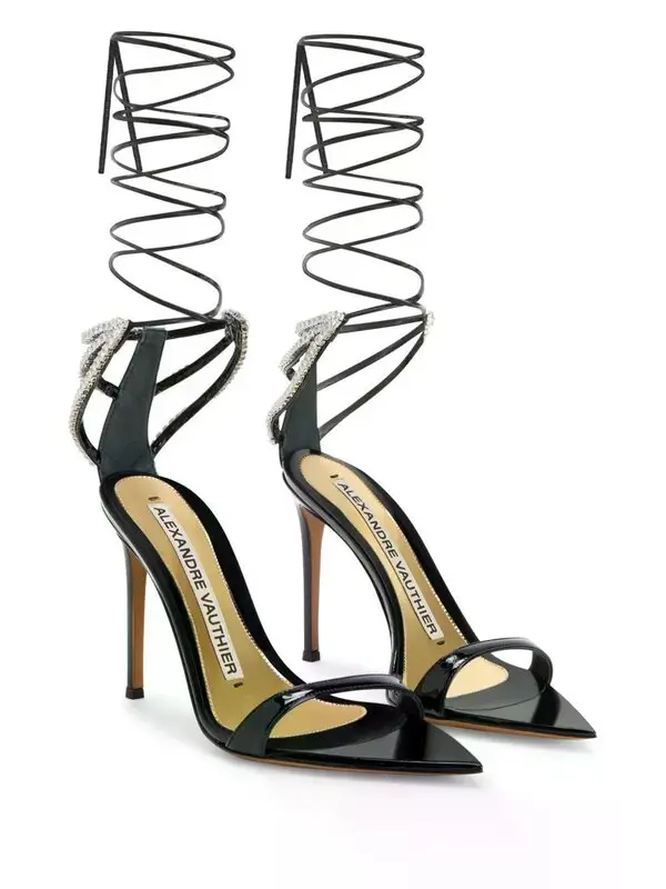 Alexandre Vauthier Embellished Tie-fastening High Heel Sandals