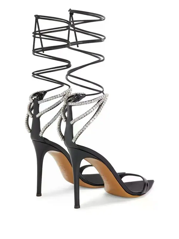 Alexandre Vauthier Embellished Tie-fastening High Heel Sandals