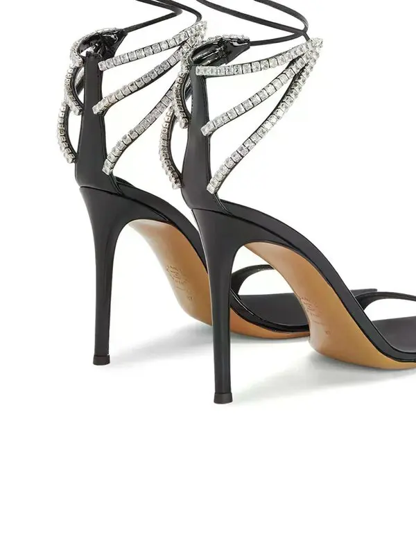 Alexandre Vauthier Embellished Tie-fastening High Heel Sandals