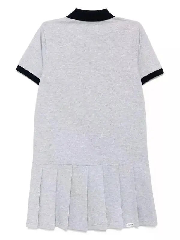 CHOCOOLATE Logo-embroidered Dress - Grey