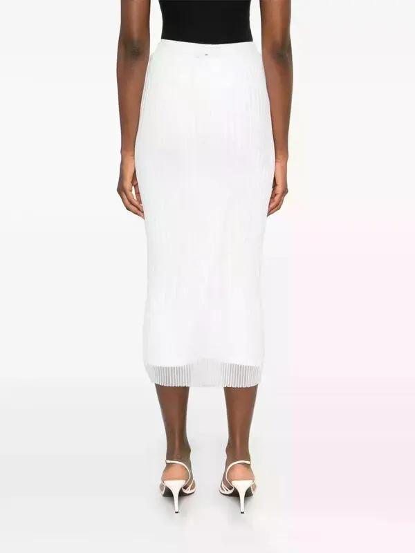 Sportmax Ribbed-knit Midi Skirt