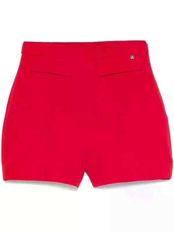 Liu Jo High-rise Tailored Shorts - Red