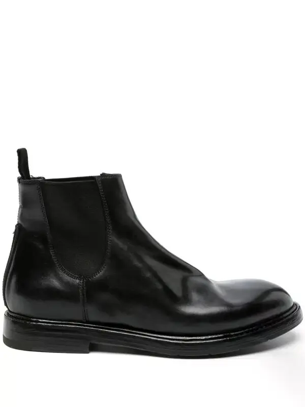 Premiata Leather Chelsea Boots