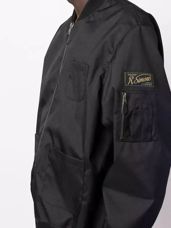 Raf Simons Echodomer-print Bomber Jacket