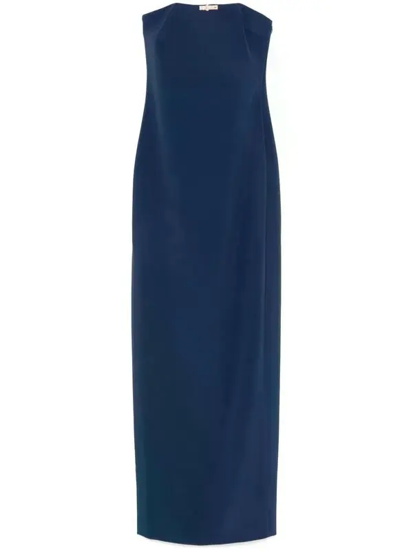 Elisabetta Franchi Strapless Maxi Dress With Rhinestone Embellishment