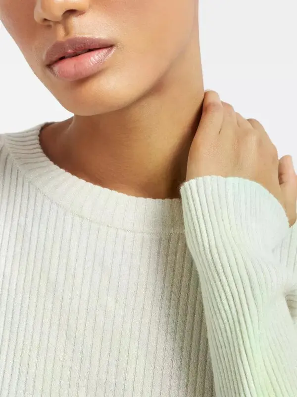 Brunello Cucinelli Fine Knit Long-sleeved Top - Neutrals