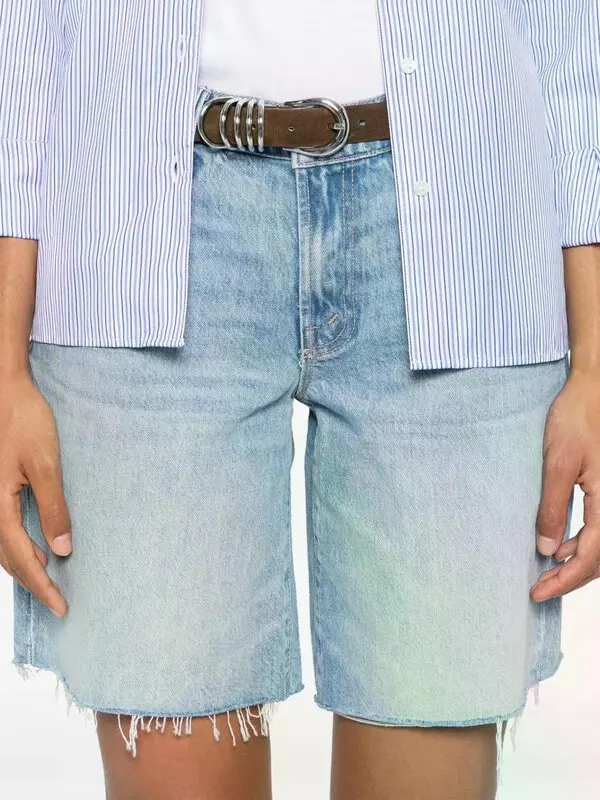 MOTHER Undercover Denim Shorts