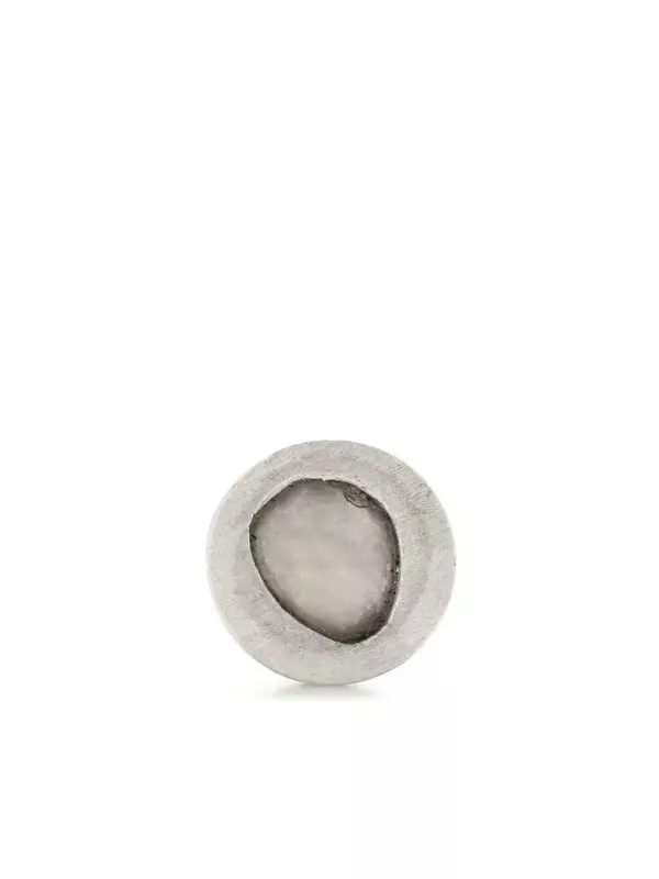 PARTS OF FOUR Sapphire-embellished Stud Earring - Silver