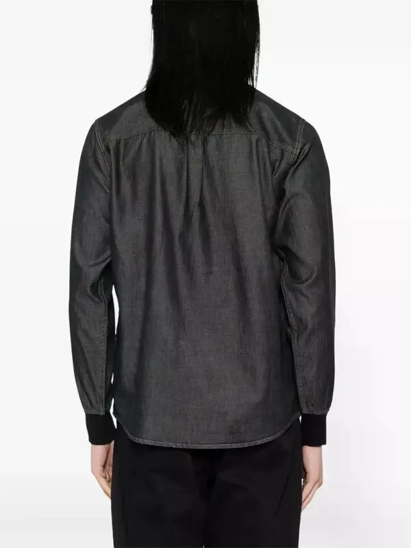 AGNES B. Rib-collar Shirt
