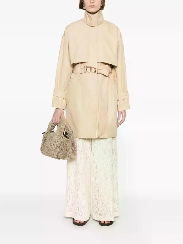 TWINSET Belted Trench Coat