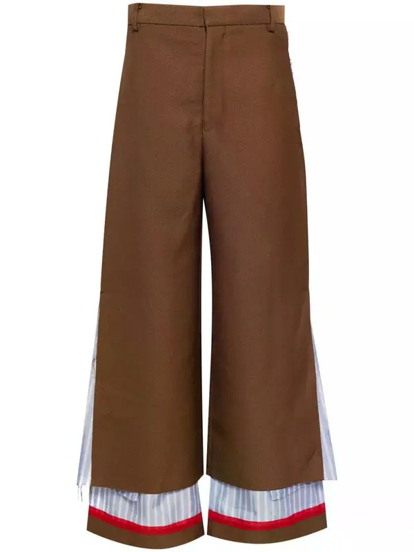 Undercover Kasane Layered Cupro Pants